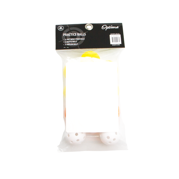 Optima Mixed Practice Balls - Pack of 12 - Victor Wholesale